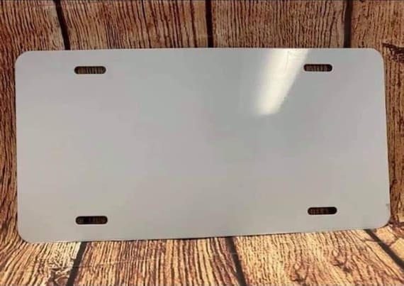 SUBLIMATION LICENSE PLATE | Etsy