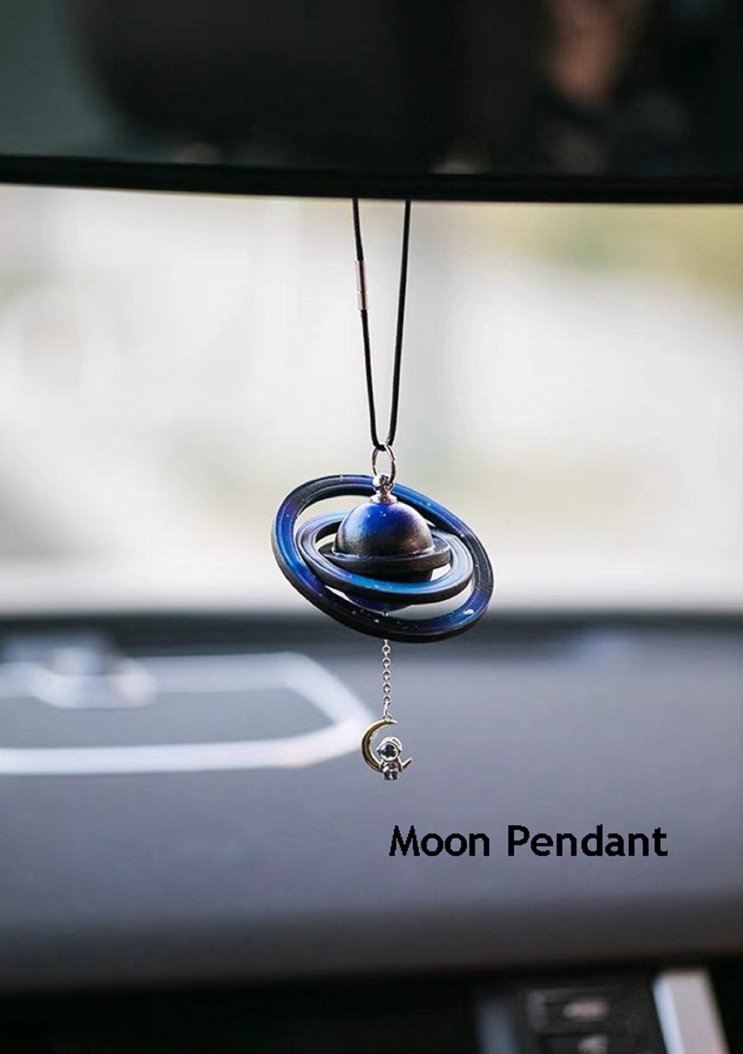Creative Car Leather Pendants, Planet Car Pendants, New Car Gifts, Car ...