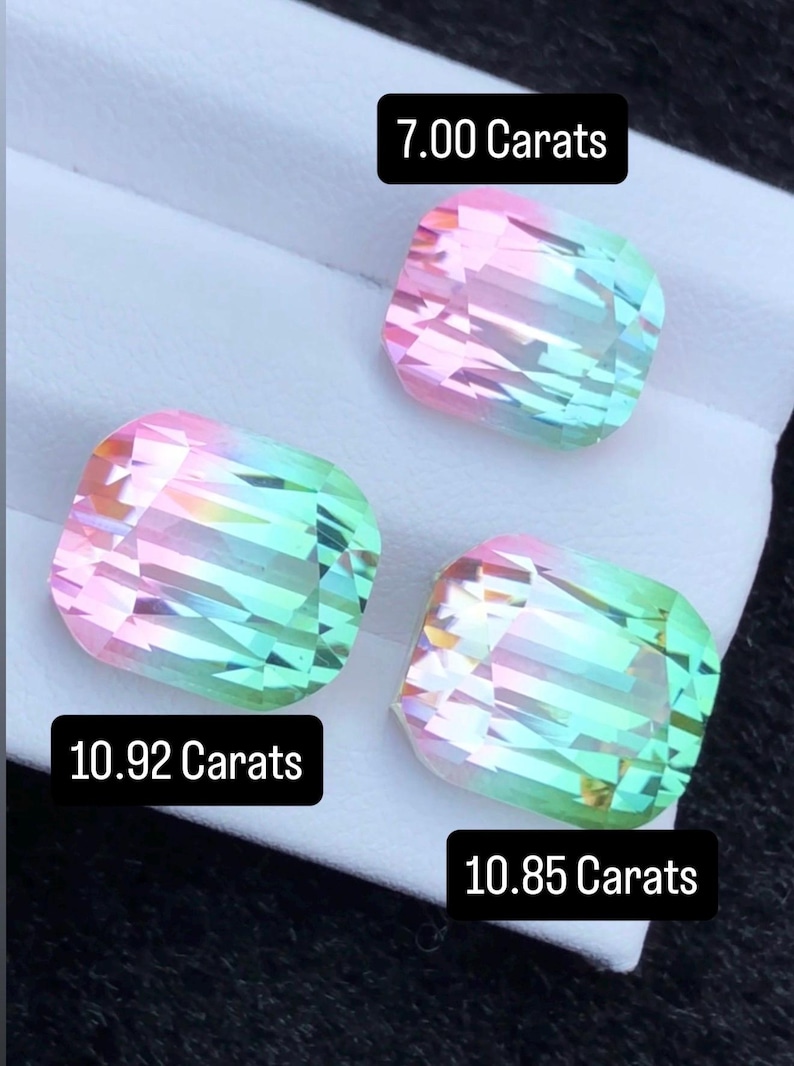 Watermelon Tourmalines Set,special Set Afghanistan Mines Natural ...