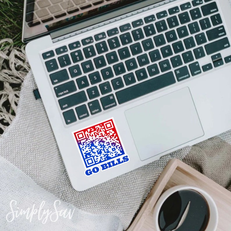 Buffalo Shout Song QR Code Indoor/outdoor Vinyl Decal Sticker, Buffalo ...
