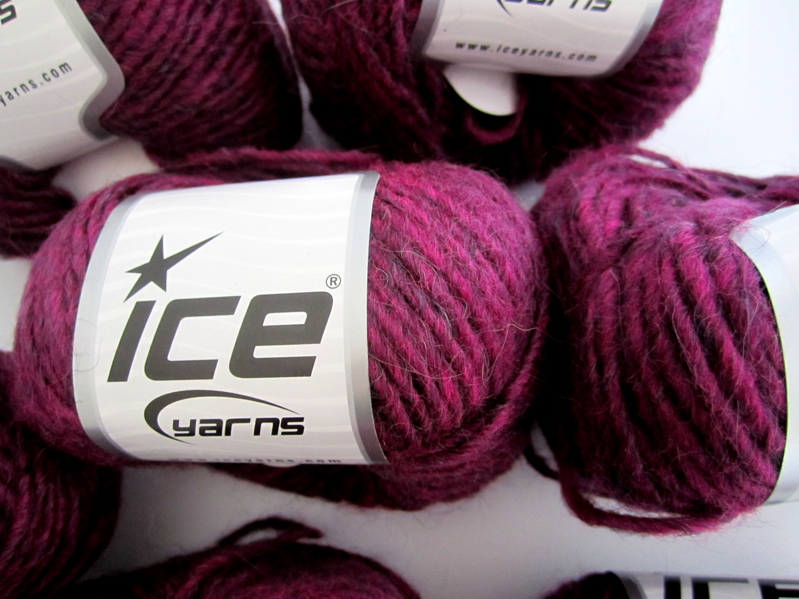 Destash 7 Balls/skeins of Ice Yarns Superfine Alpaca / Wool / Acrylic ...