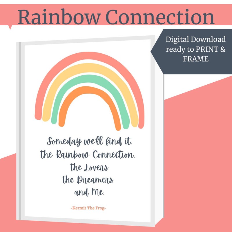 Rainbow Connection - Etsy