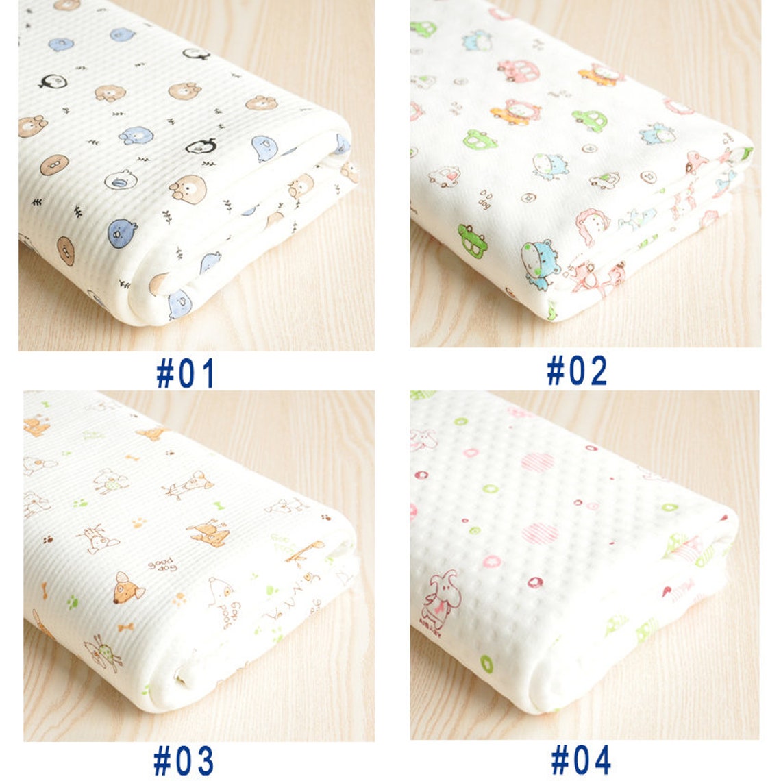 Pure Cotton Fabric Cartoon Printing Fabric Knitted Fabric | Etsy