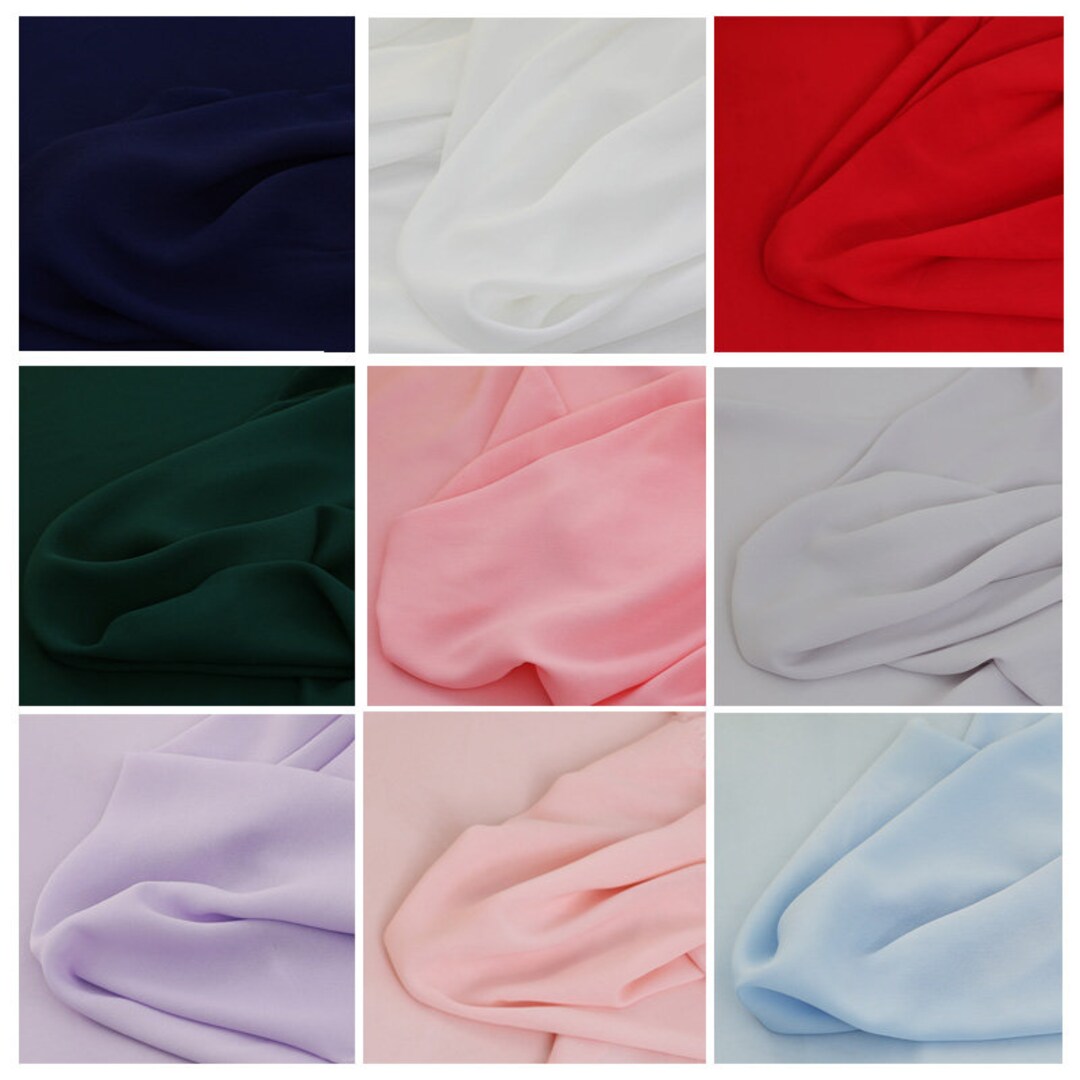 Chiffon Fabric, Polyester Chiffon, Garments Fabric, Skirt Fabric, White ...