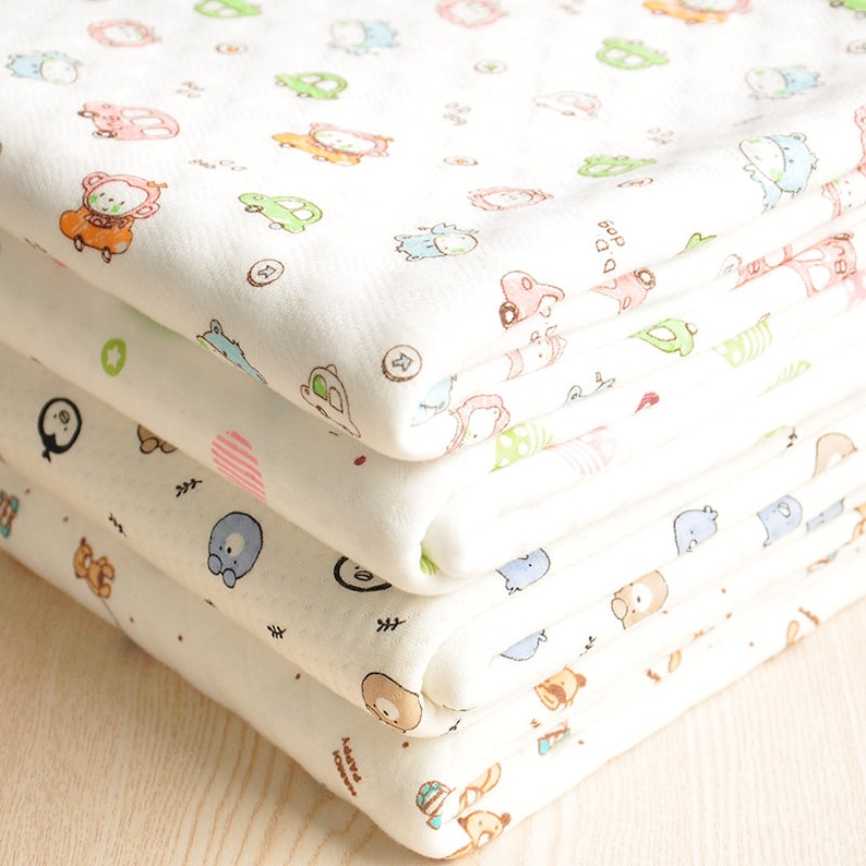 Pure Cotton Fabric Cartoon Printing Fabric Knitted Fabric | Etsy