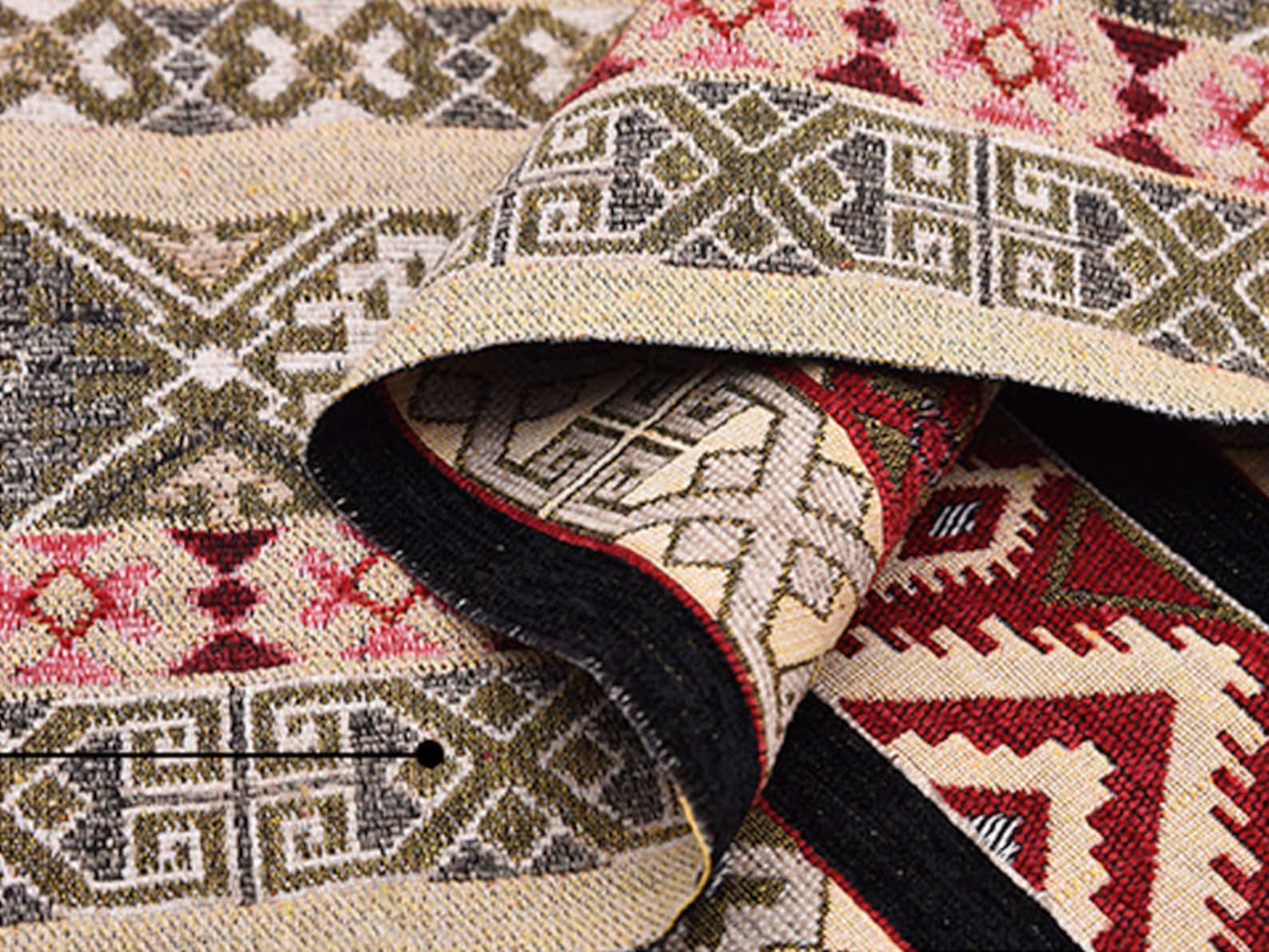 Boho Stof Chenille Stof Dikke Stof Retro Stof Etnische - Etsy Nederland