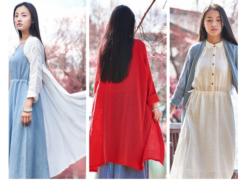 Slub Linen Fabric Linen Noilslub Summer Fabric Cotton Linen | Etsy