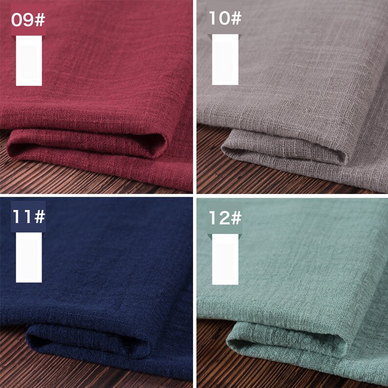 Slub Linen Fabric Linen Noilslub Summer Fabric Cotton Linen | Etsy