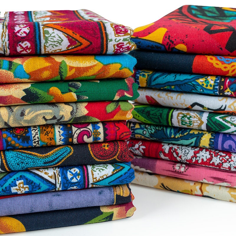 Bohemian Fabric - Etsy