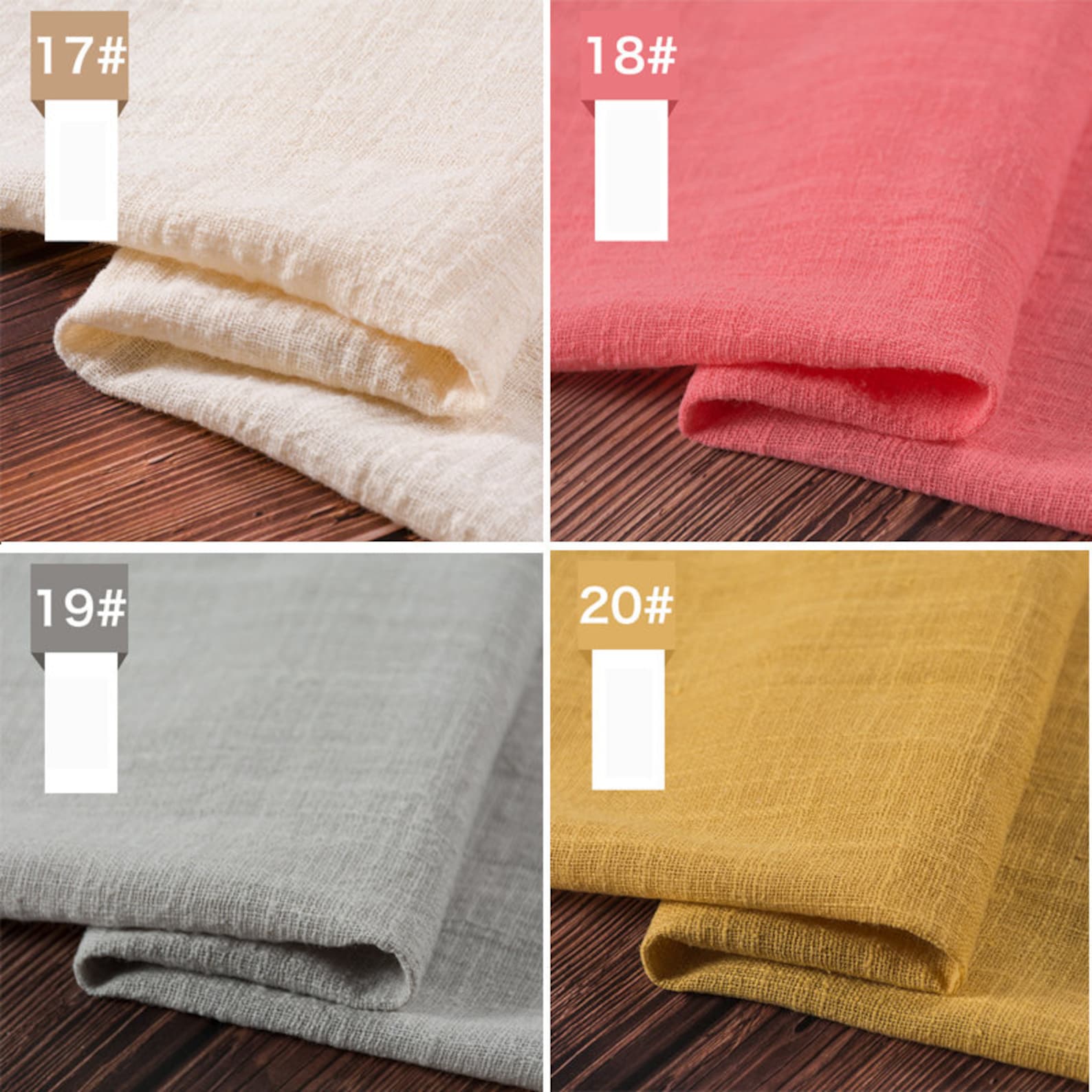 Slub Linen Fabric Linen NoilSlub Summer Fabric Cotton Linen | Etsy