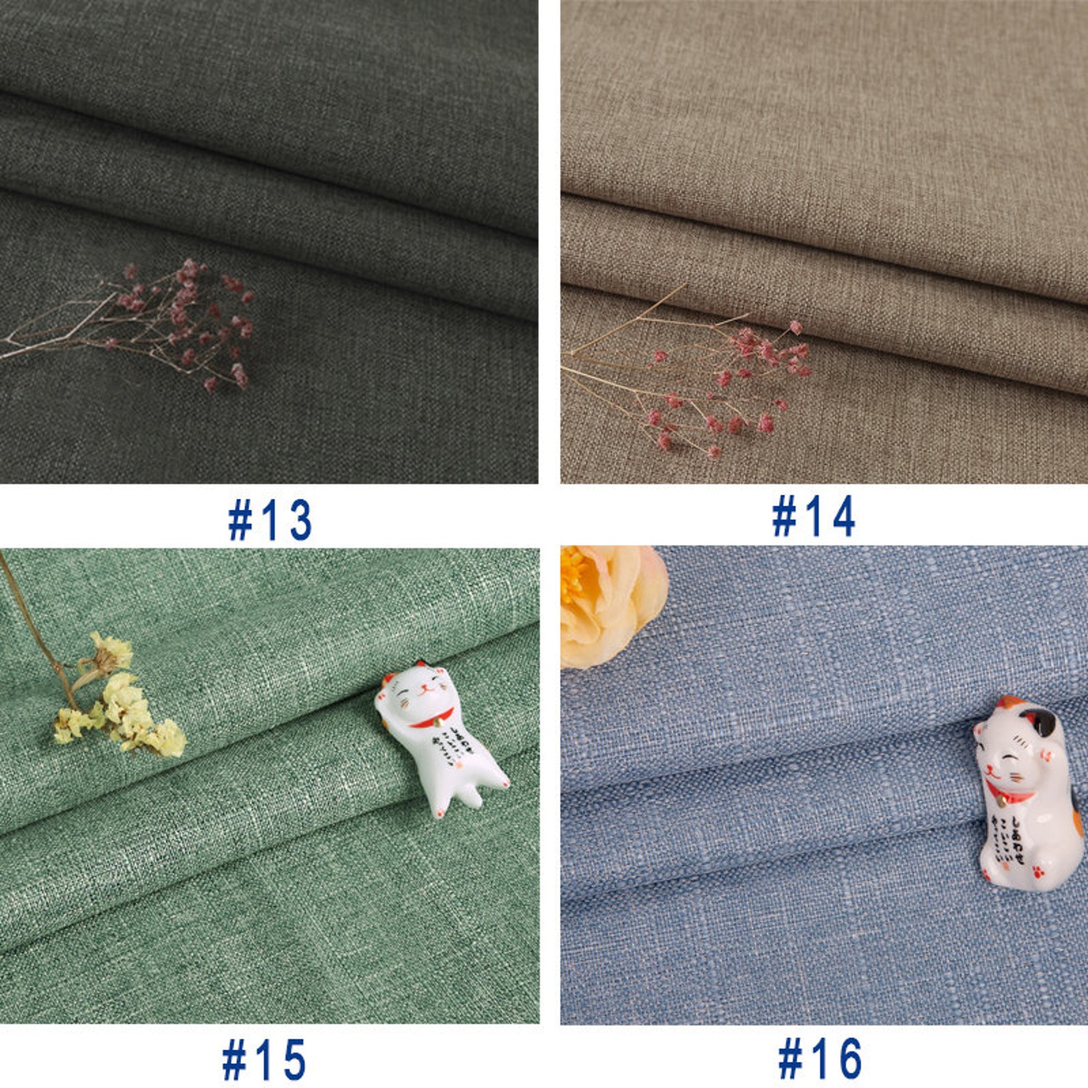 Sofa Fabric, Old Coarse Cloth, Cotton and Linen Canvas, Thick Linen ...