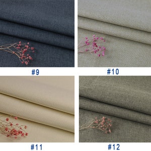 Sofa Fabric, Old Coarse Cloth, Cotton and Linen Canvas, Thick Linen ...