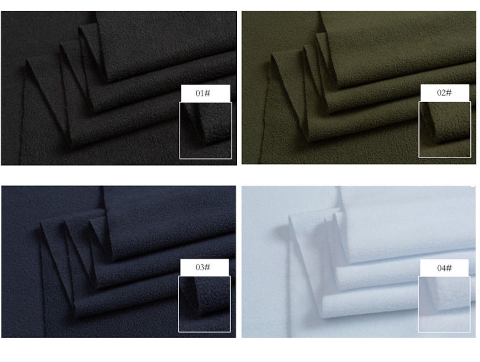 Solid Polar Fleece Anti-pill Fabric, DIY Cloth, Thick Fabric, Short ...