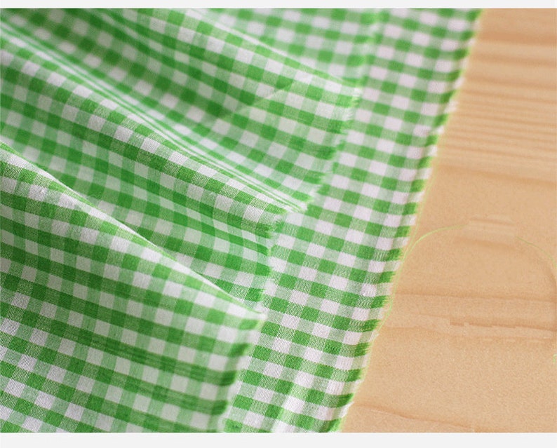 Cotton Fabric Rainbow Check Fabric Plain Weave Fabric Pure - Etsy