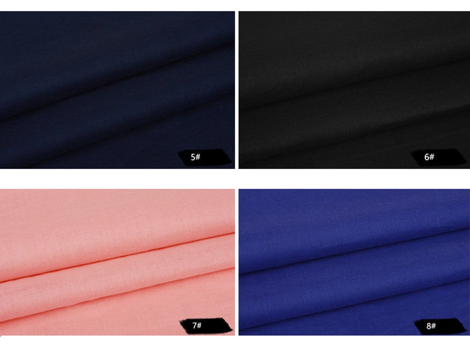100% Solid Cotton Fabric, Apparel Fabric, Thin Fabric, Baby Fabric ...