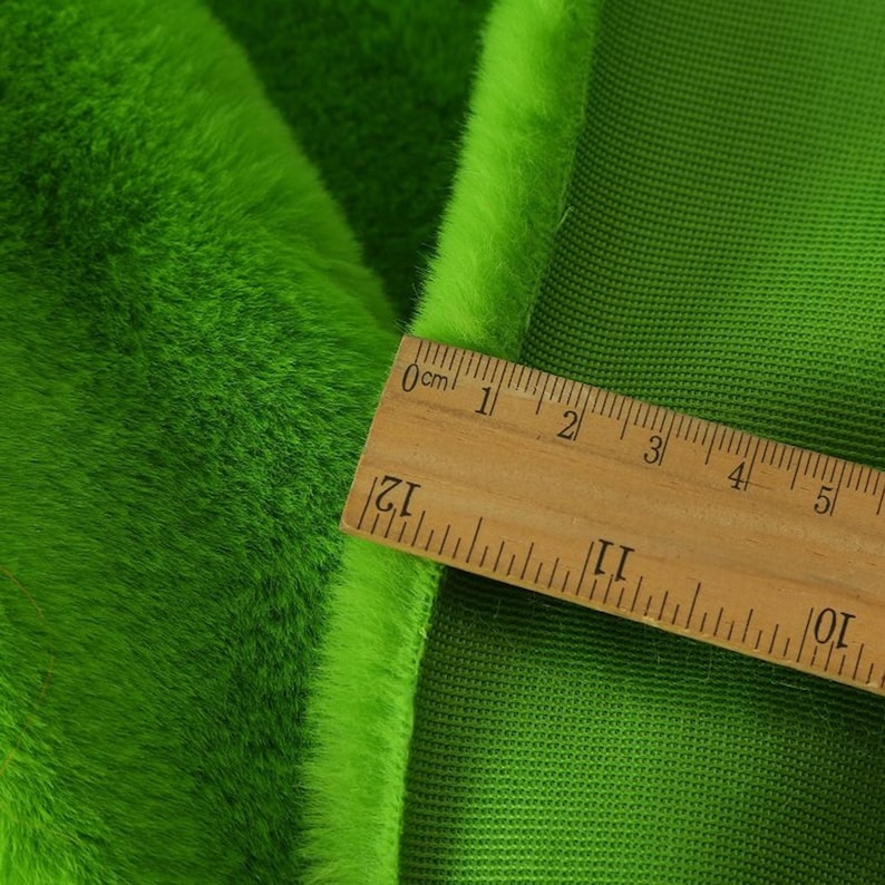 Rabbit Soft Faux Fur Fabric- Stuffed Toys Sewing Fabric- Minky Blanket ...