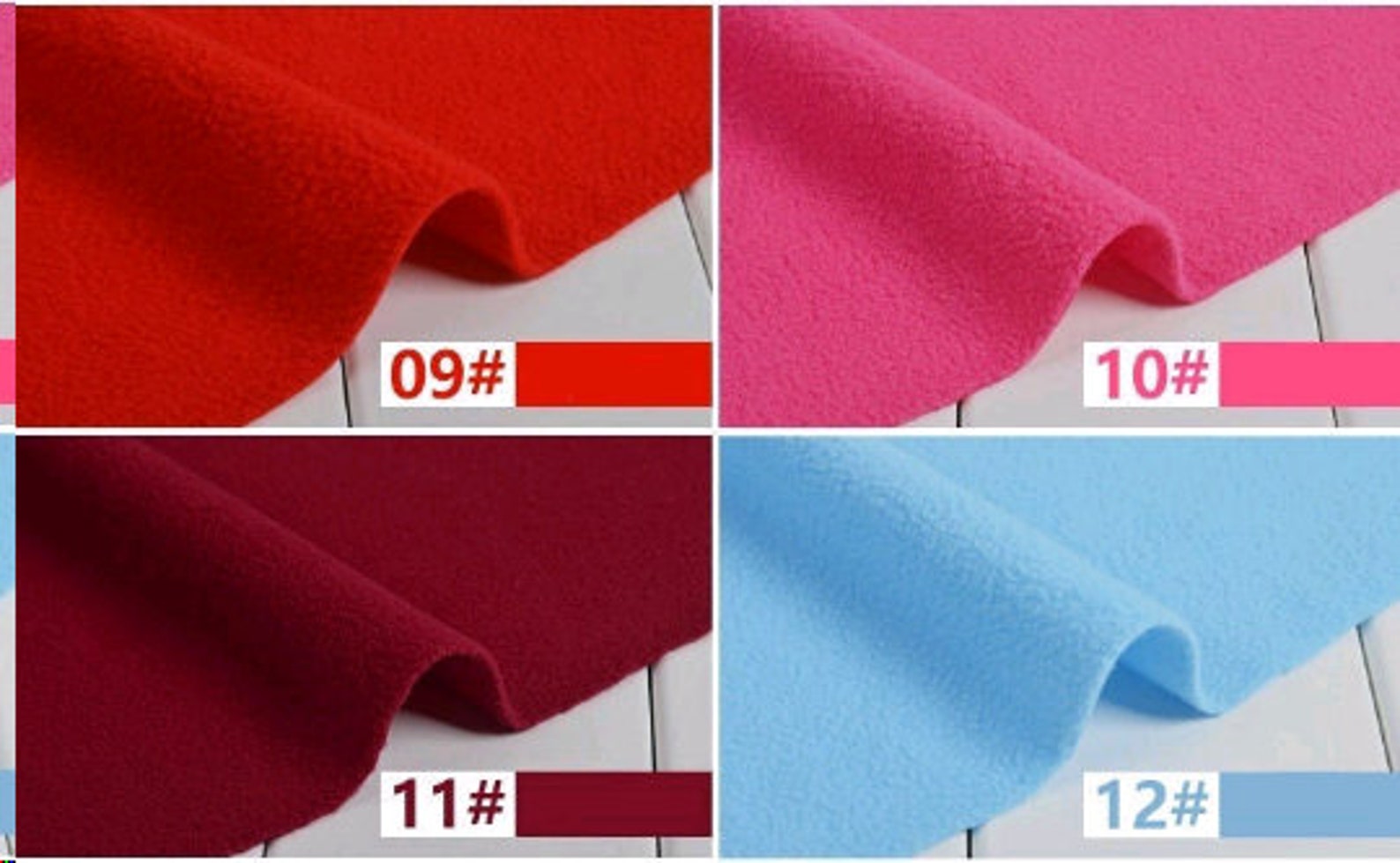 Solid Polar Fleece Anti Pill Fabric, Sewing Soft Blanket Fabric, DIY ...