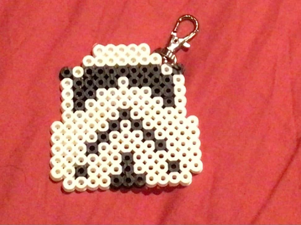 Stormtrooper Perler Bead Keychain - Etsy