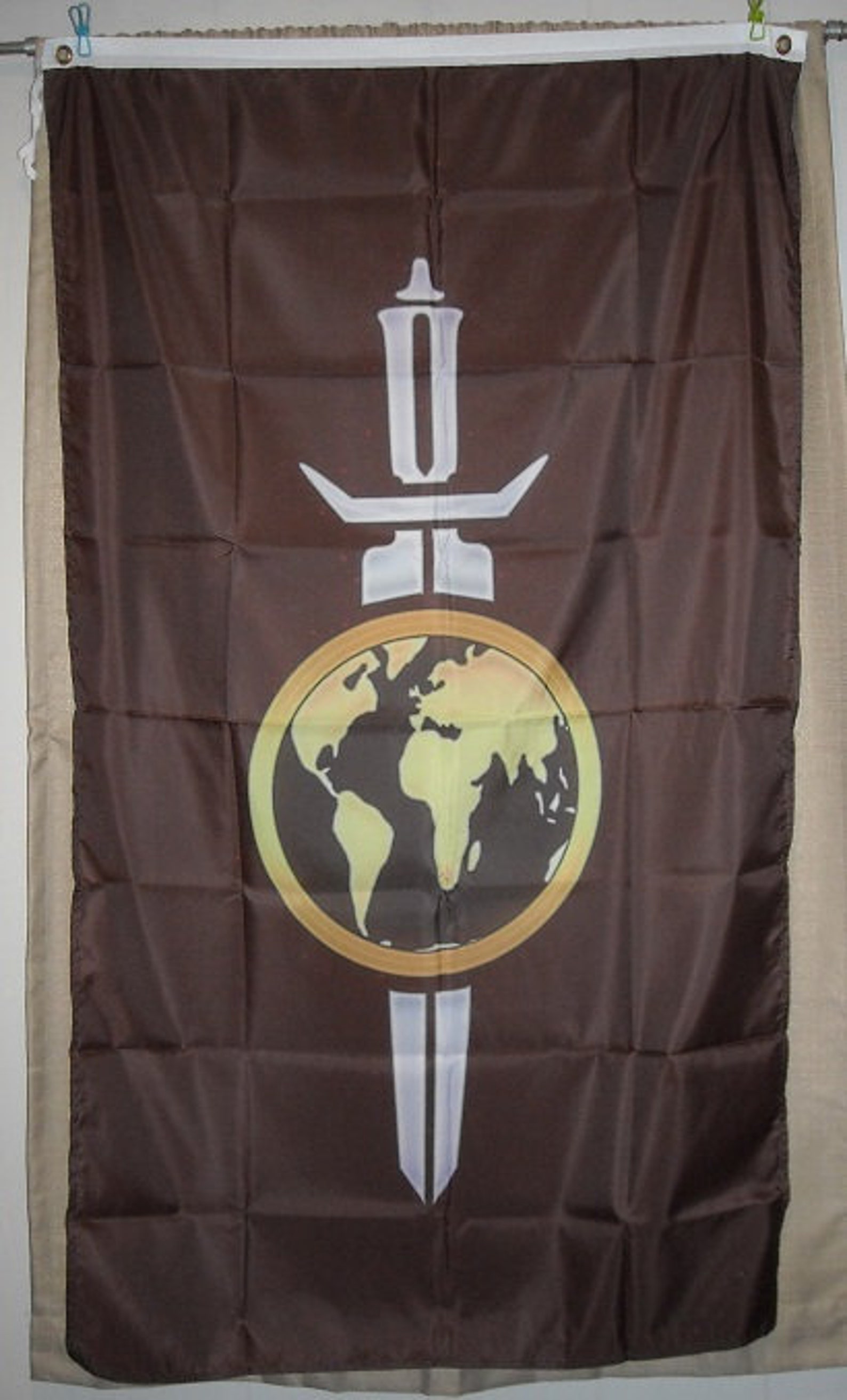 Terran Empire Flag 3'x5' Vertical Flag Banner 1 Star | Etsy