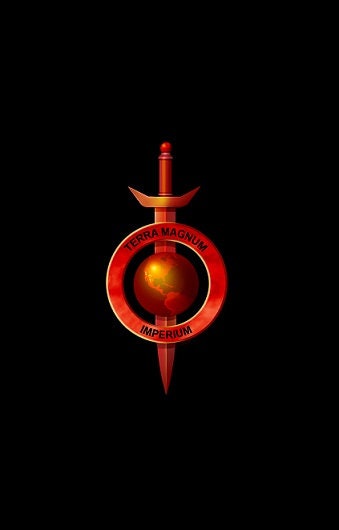 Terran Empire Flag 3'x5' Vertical Flag Banner 2 Star | Etsy