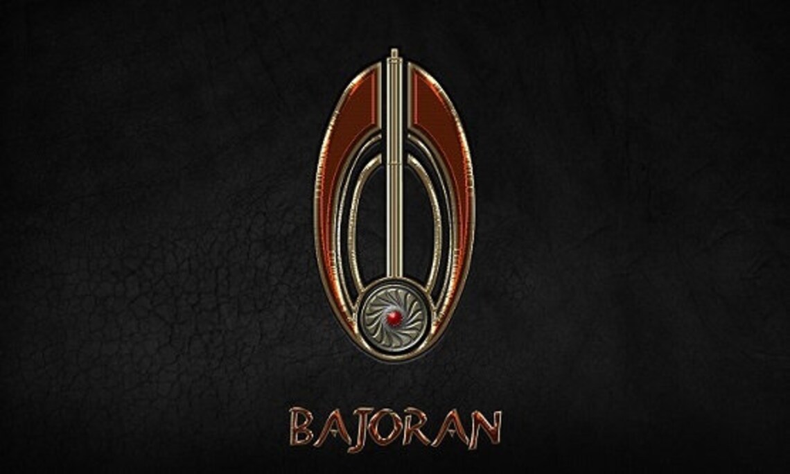 Bajor Bajoran 3'x5' Horizontal Black Flag Banner | Etsy