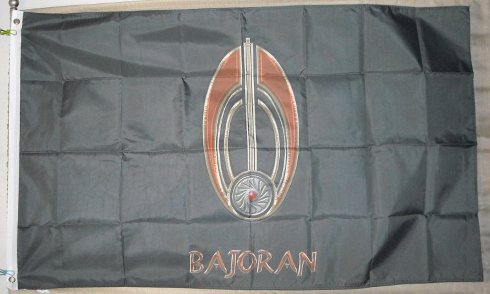 Bajor Bajoran 3'x5' Horizontal Black Flag Banner - Etsy