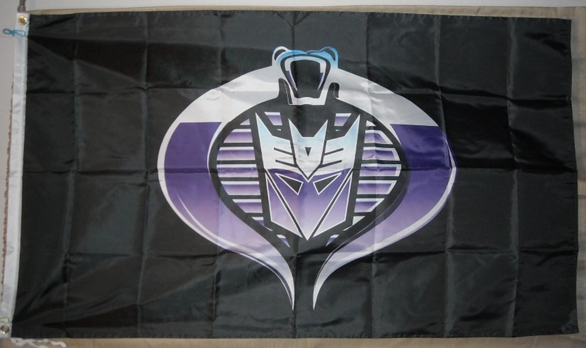 Cobracon G.I. Joe Cobra 3'x5' Horizontal Flag Banner - Etsy