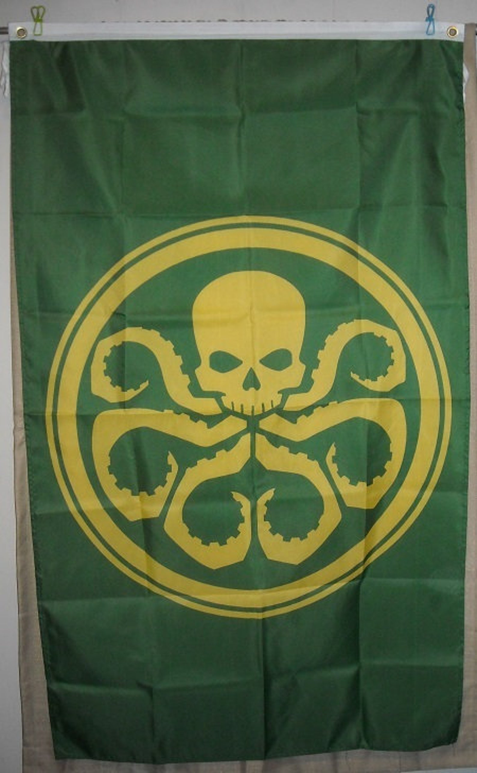 Hydra 3'x5' Vertical Green Flag Banner Avengers Thor - Etsy