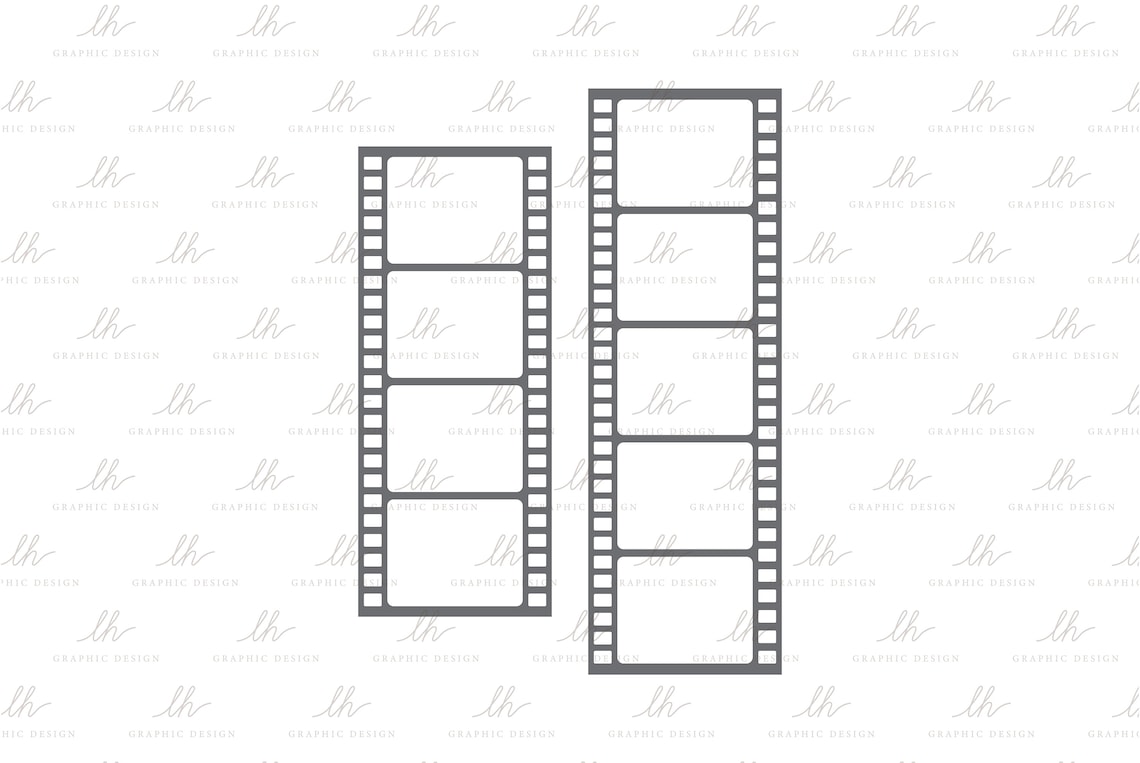 Retro Photo Strip Template, Retro Photo Booth Strip, Retro Photo Design ...