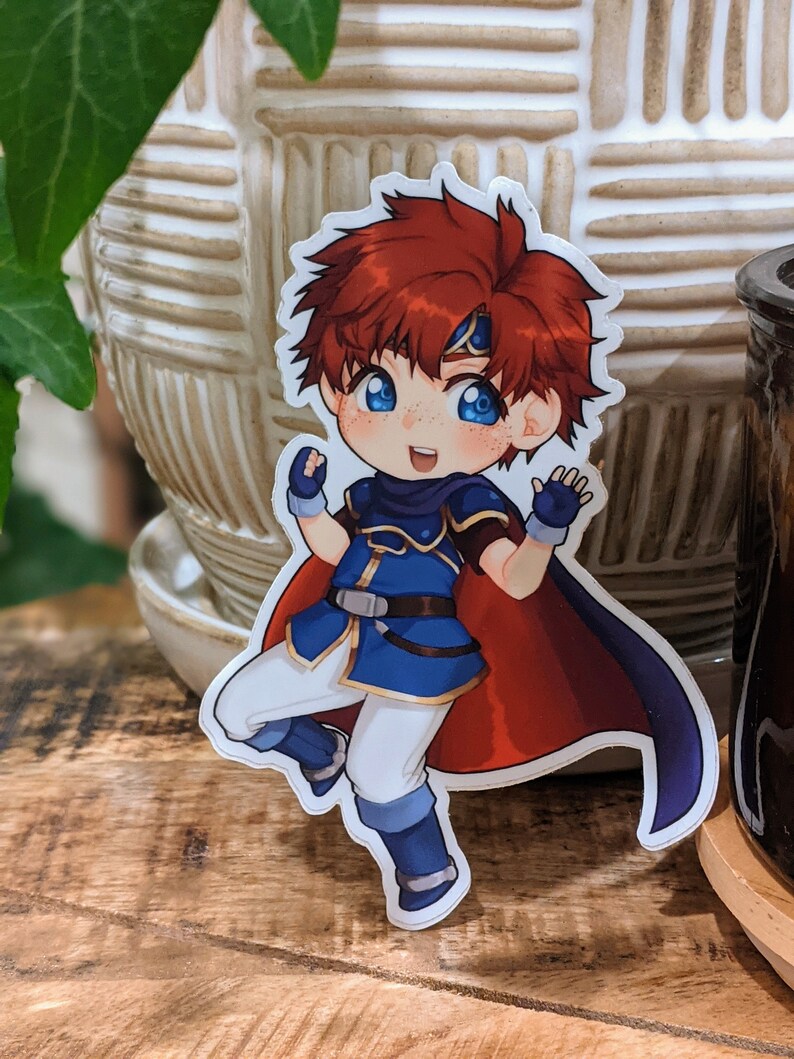 Fire Emblem Vinyl Character Stickers Marth Roy Chrom Robin - Etsy