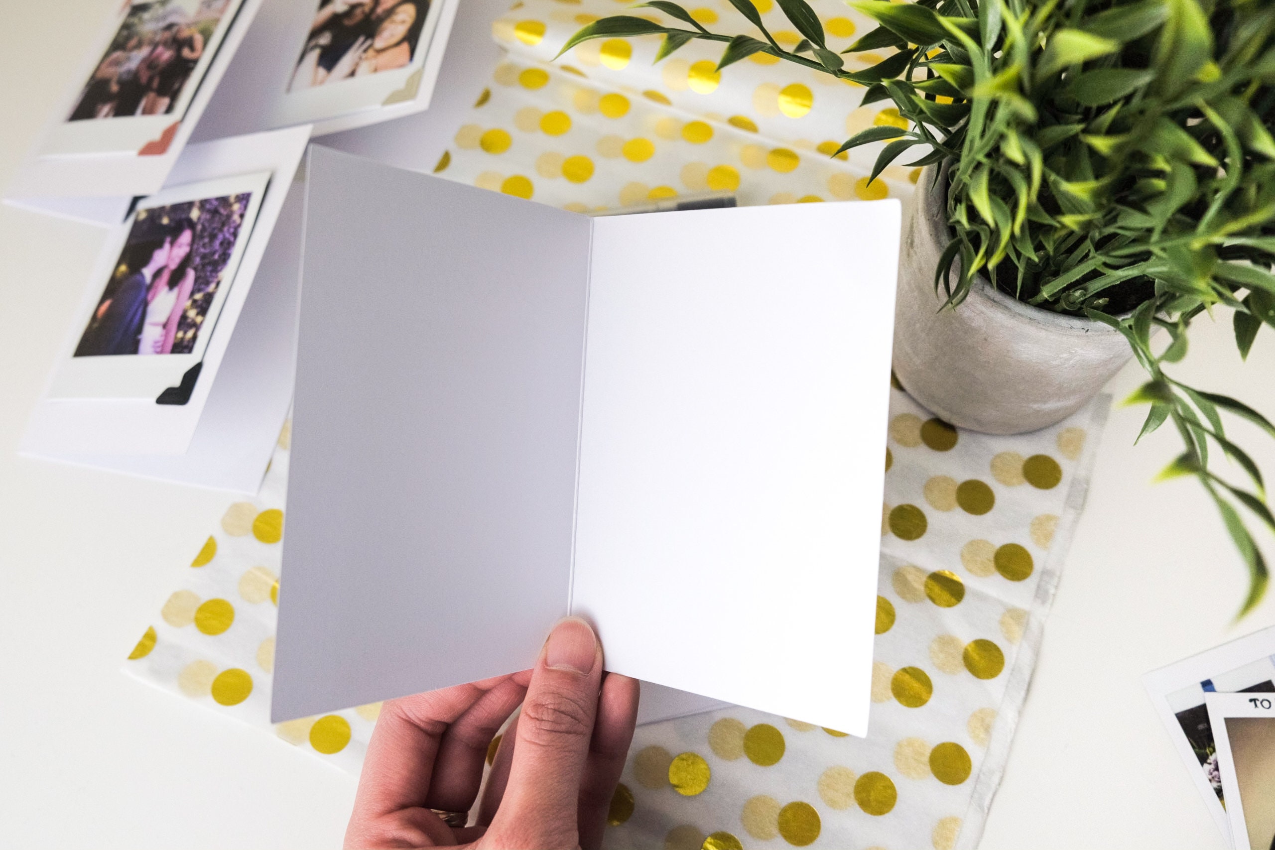 Card with Custom Polaroid Photo Includes envelope and free | Etsy