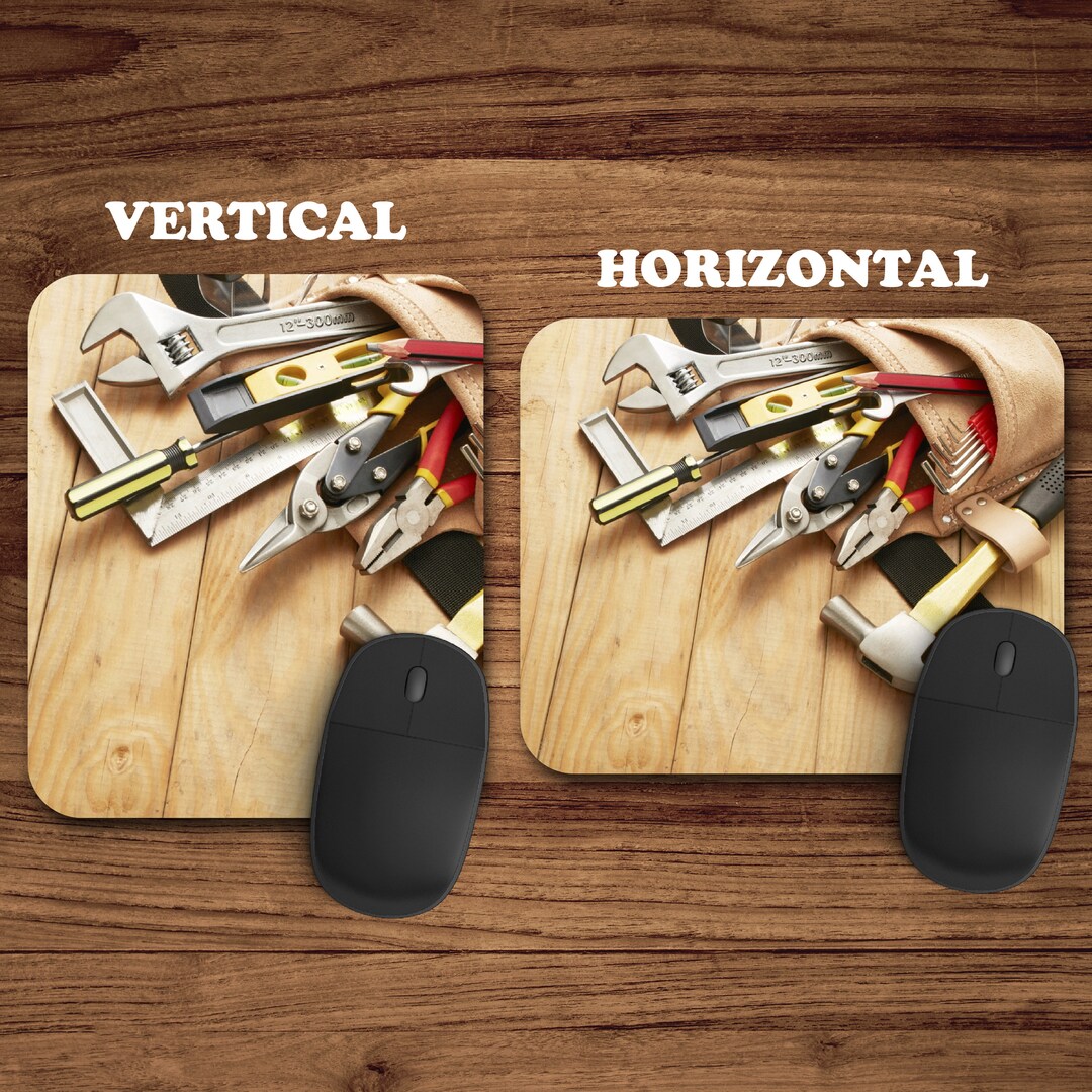 Carpenter Handyman Tools Fix Repair Construction Mouse Pad Mat Mousepad ...