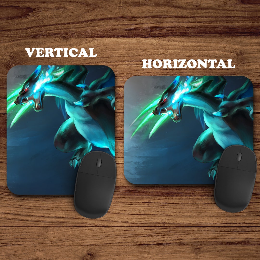 Fire Red Charizard X Y Anime Violet Scarlet Mouse Pad Mat Desk Office ...