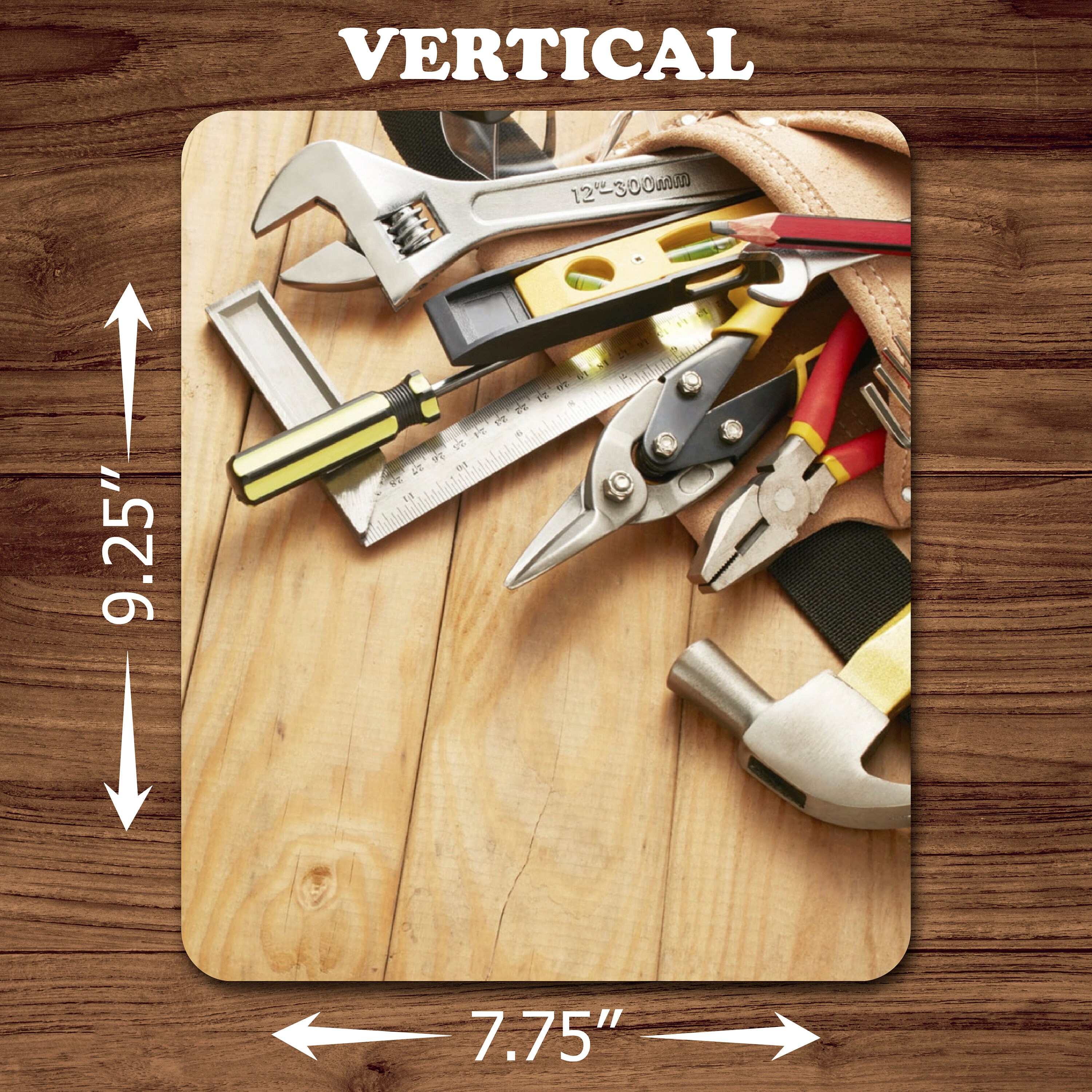 Carpenter Handyman Tools Fix Repair Construction Mouse Pad Mat Mousepad ...