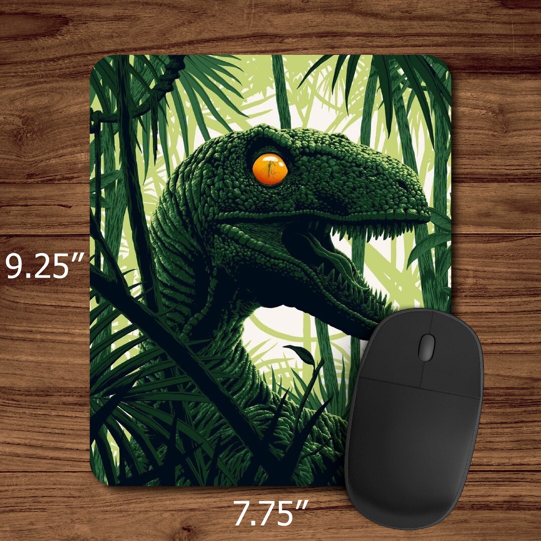Jurassic Survival Park Dinosaur Ambush Mouse Pad Mat Desk Office School ...