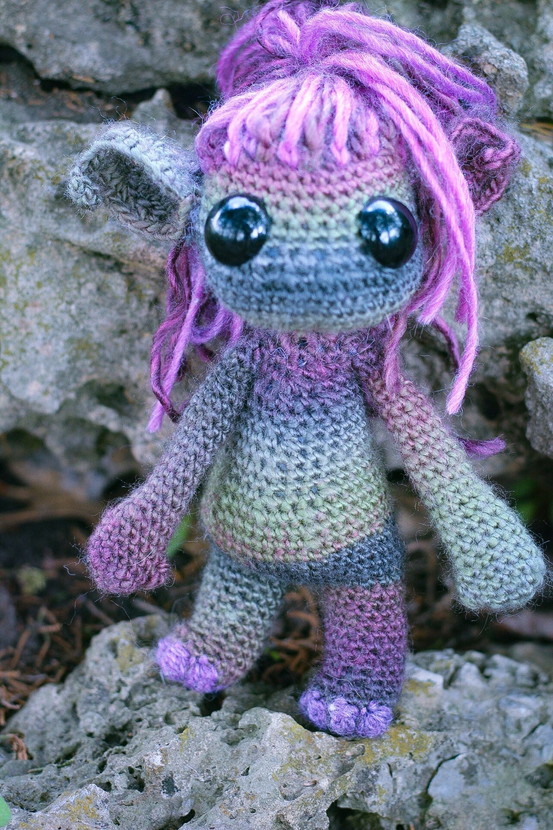 Thistle Inspired Alien Gremlin Amigurumi Plush Sculpture - Etsy
