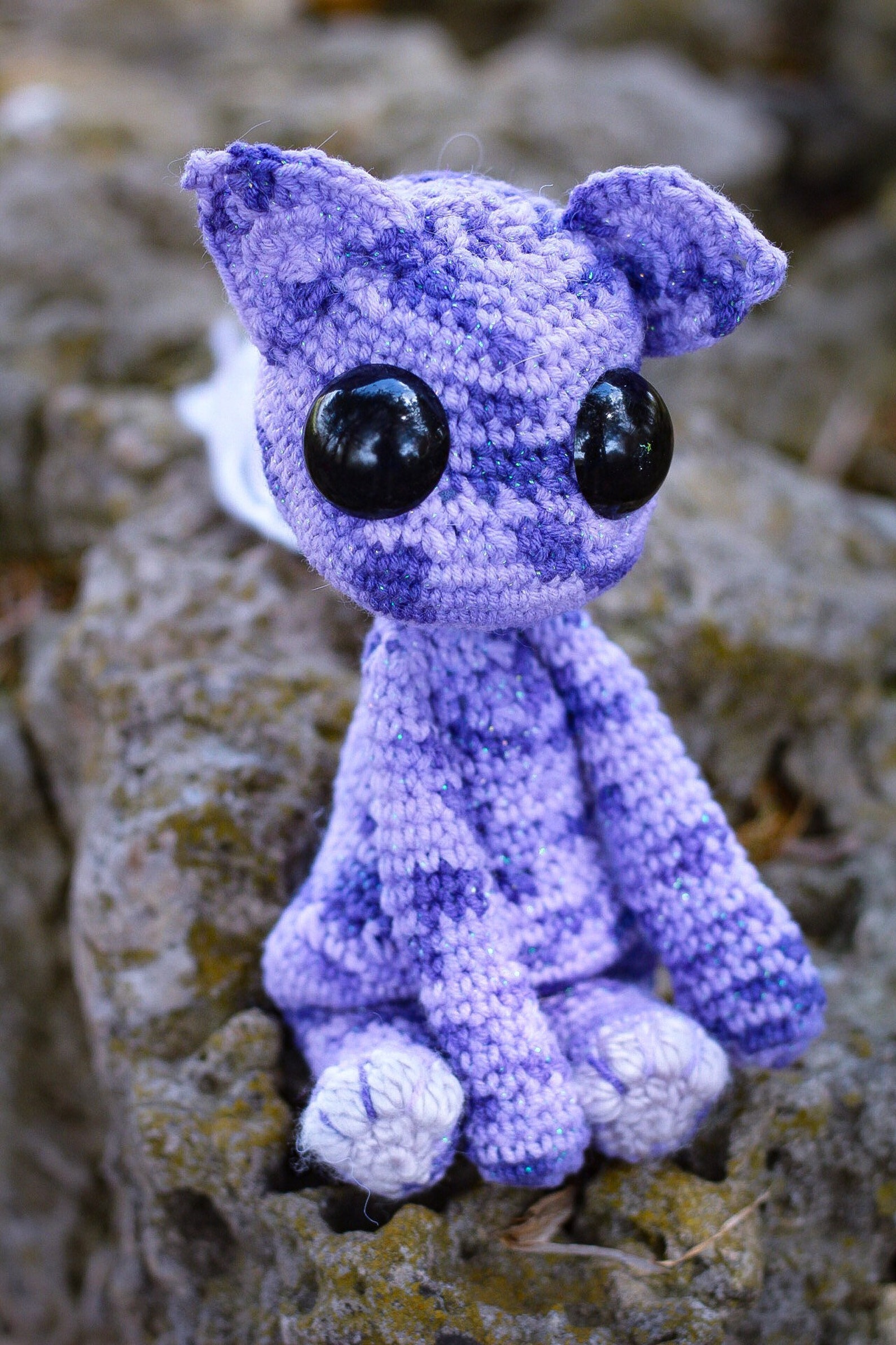 Kitten Inspired Alien Gremlin Amigurumi Plush Sculpture - Etsy