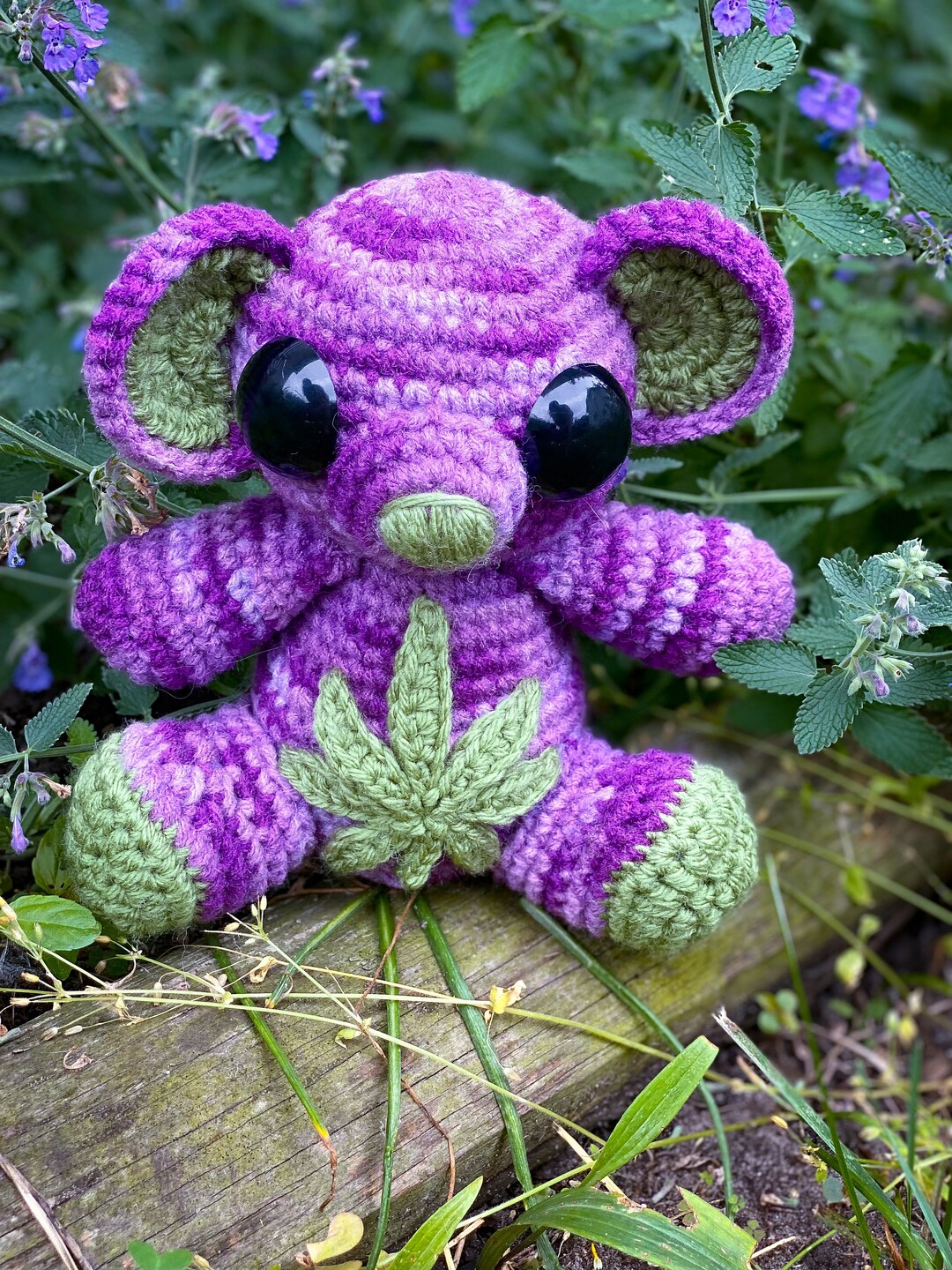 Chronic Mary Jane Bear Purple - Etsy