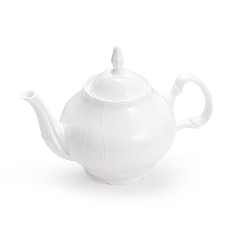 White Teapot - Etsy