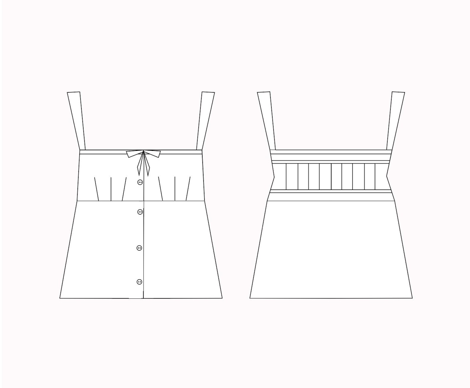 Maya Babydoll Top Cute Top With Ruffle Details PDF Sewing Pattern Sizes ...