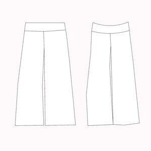 Copenhagen Scandi-pants | Striped Trousers for Women | Low Waist | PDF ...