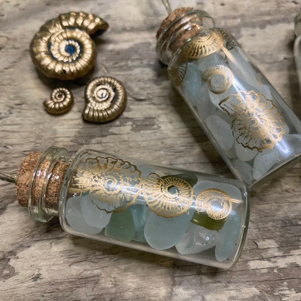 Sea Glass Jar - Etsy