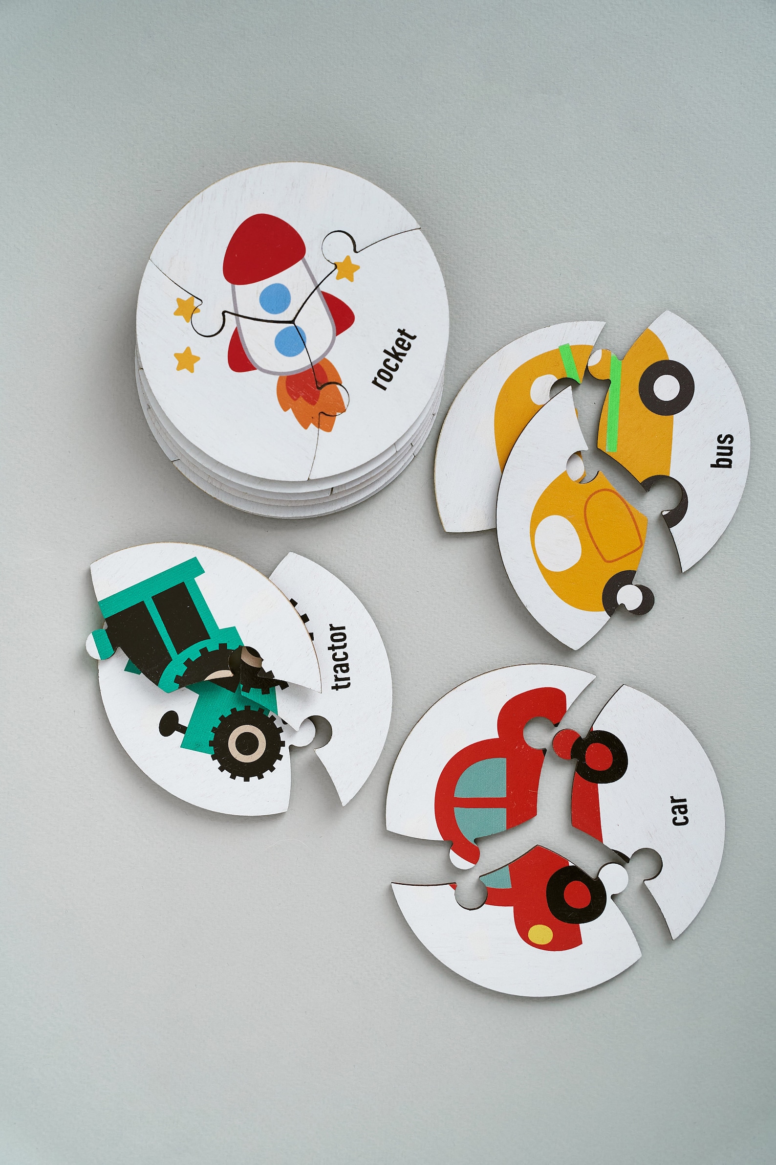 Wooden Puzzle for Kids With Animals Wood Matching Game | Etsy