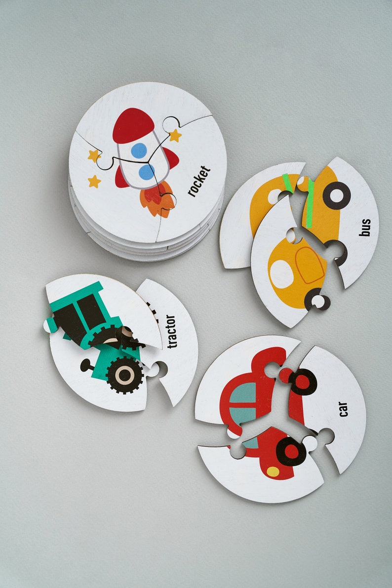 Montessori Toys Memory Games for Kids Wooden Matching Game | Etsy