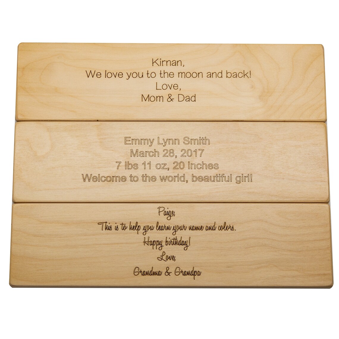 Engraving on Back of Puzzle - Etsy