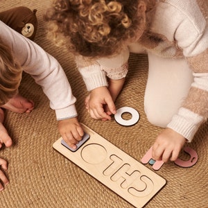 Personalized Baby Name Sign, Wooden Gift for Kids, Wood Baby Toy, 1st ...