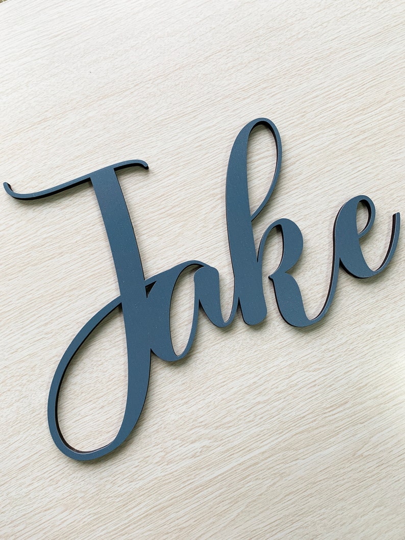 Wooden Wall Decor Girls Name Sign Personalized Sign Nursery - Etsy