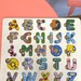 Alphabet Wooden Puzzle, ABC Montessori Puzzle Board, Learning Words ...