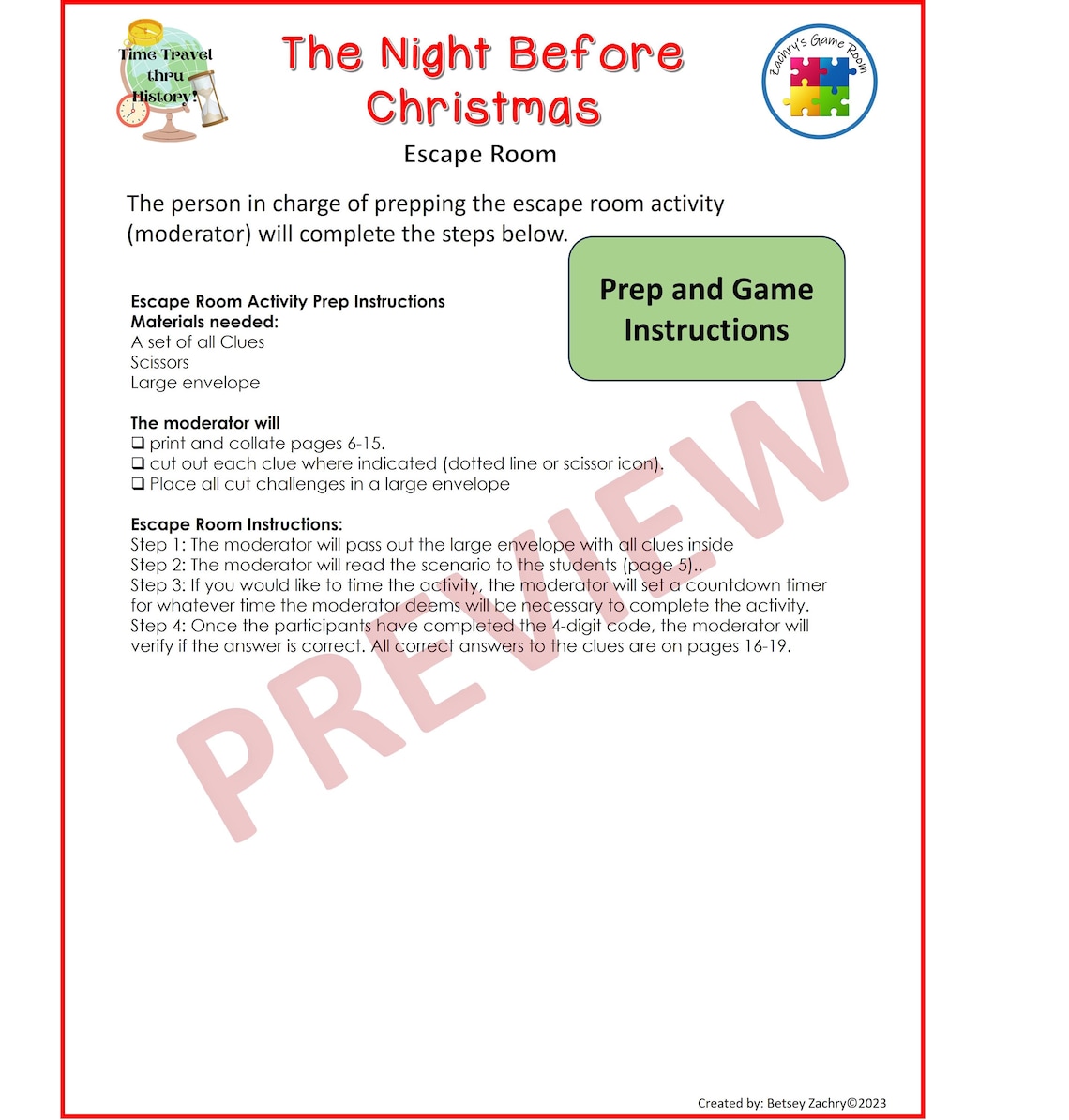 Christmas Escape Room: Family Holiday Party Game (printable) - Etsy Canada