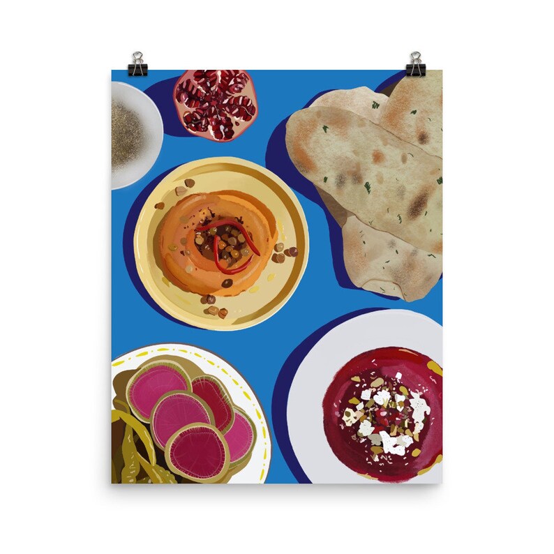 Still Life Blue Illustration / Poster - Etsy